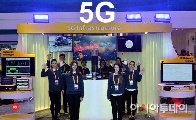 [MWC 2016] SK텔레콤, 공공장소서 첫 5G 속도(20.5Gbps) 구현 - 아시아투데이