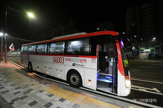 김포시, 첫 준공영제 버스 ‘G6001·G6003’번 운행 개시 - 아시아투데이