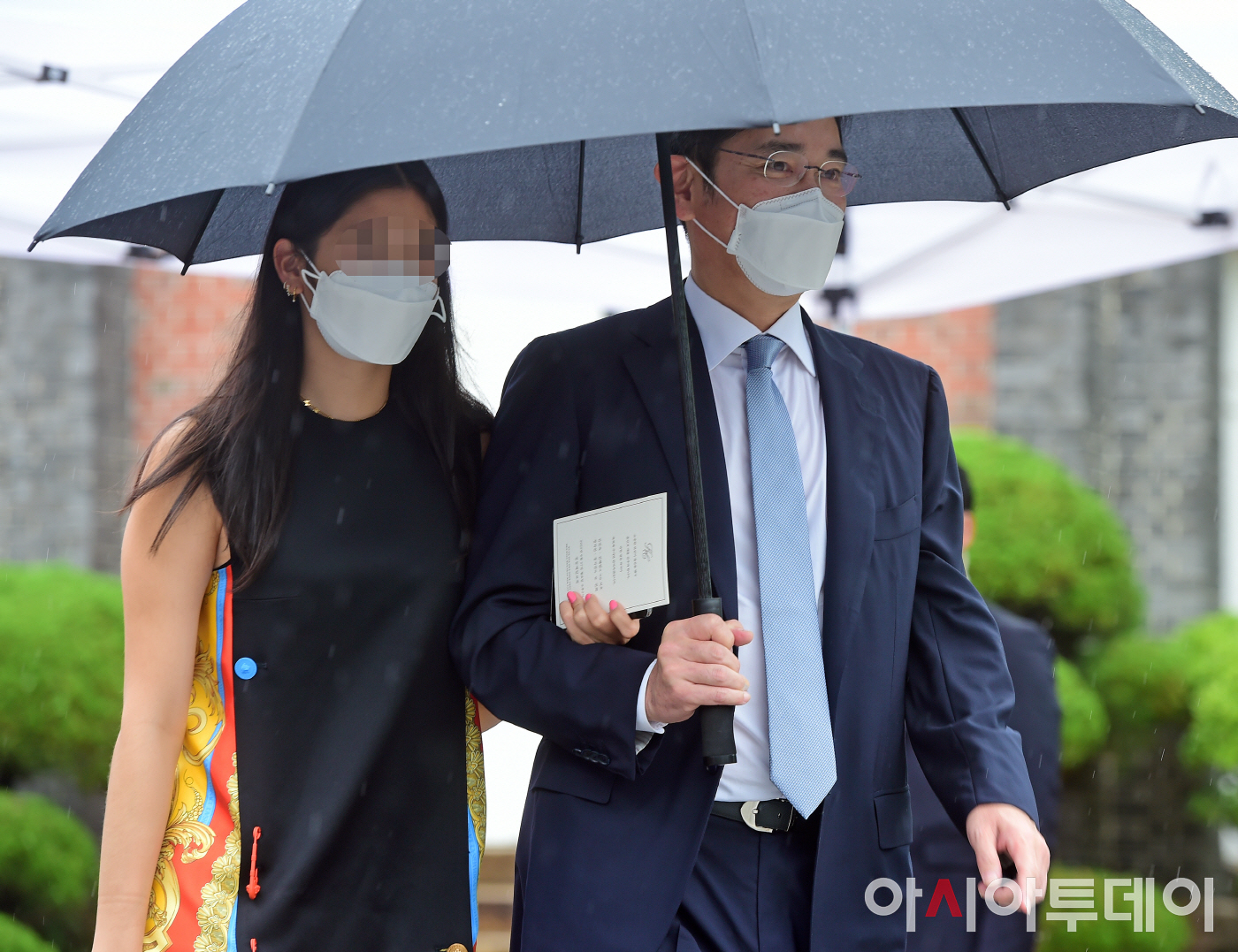 [포토] 이재용, 딸과 함께 결혼식 참석 - 아시아투데이