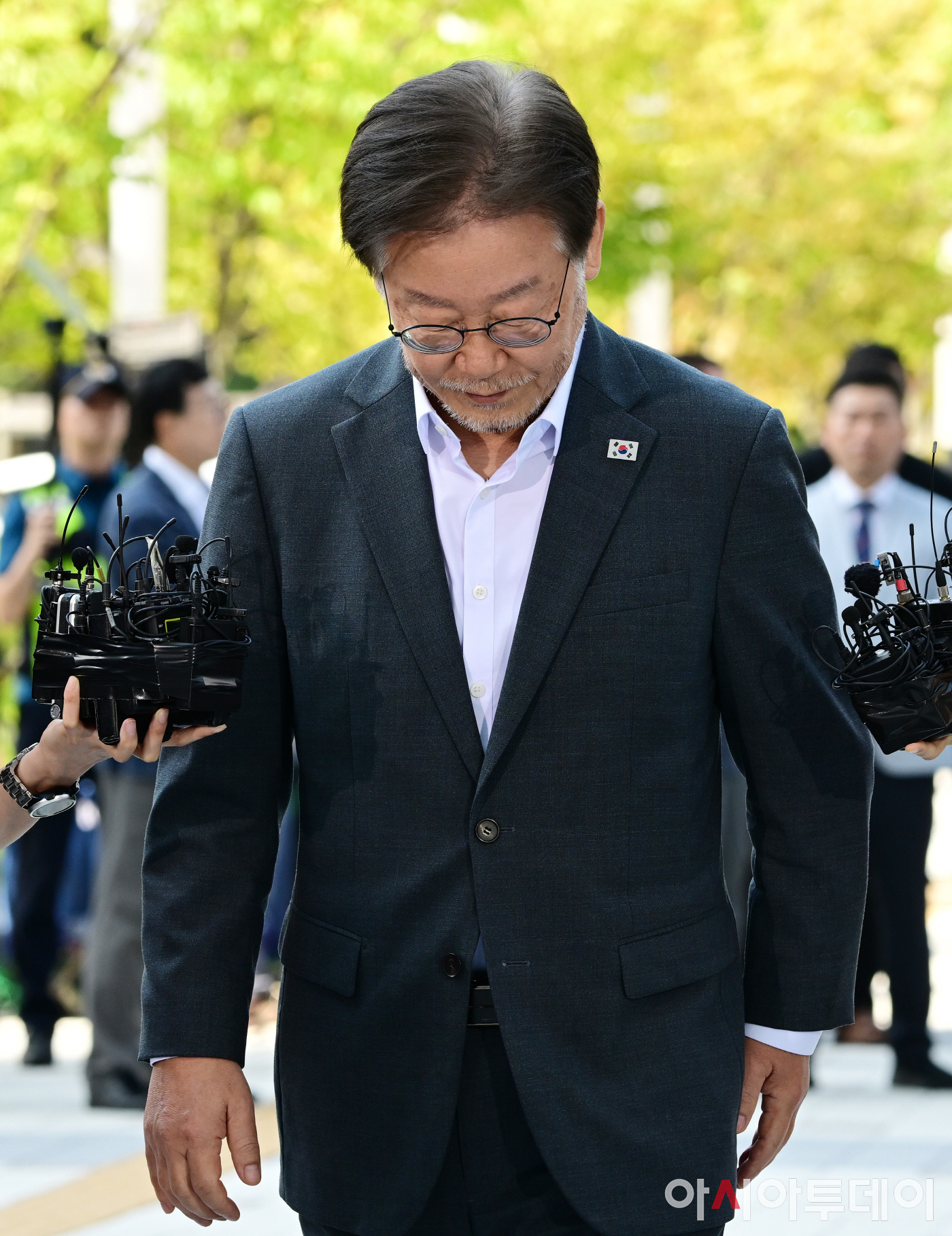 [포토] 이재명 ‘대북송금 의혹 수원지검 2차 출석 아시아투데이